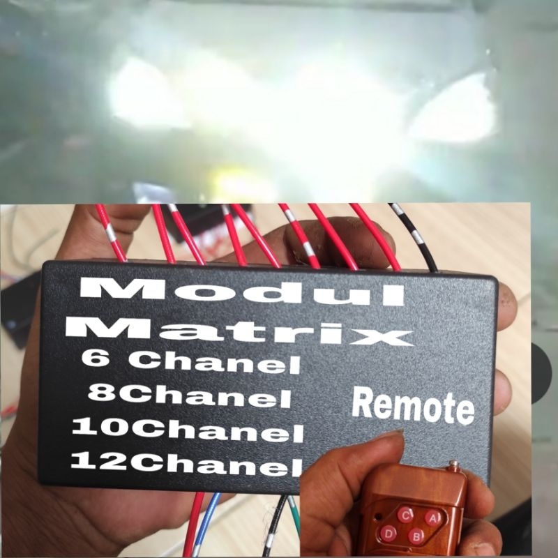 Jual Modul Matrix 12v Biled Projie laser d2 Tembak Remote | Shopee ...