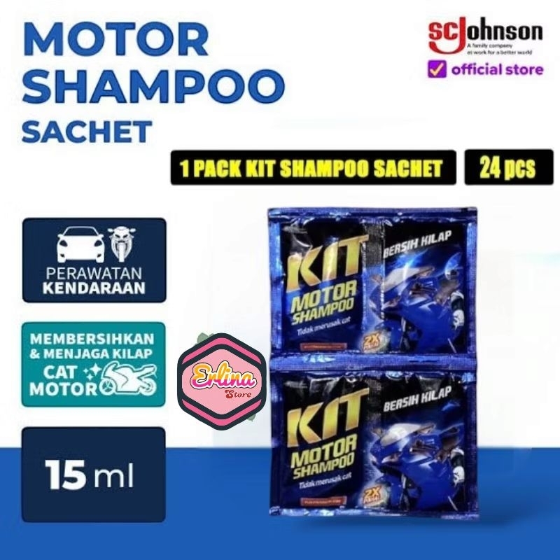 Jual Kit motor shampoo sachet per pak isi 24 sachet | Shopee Indonesia