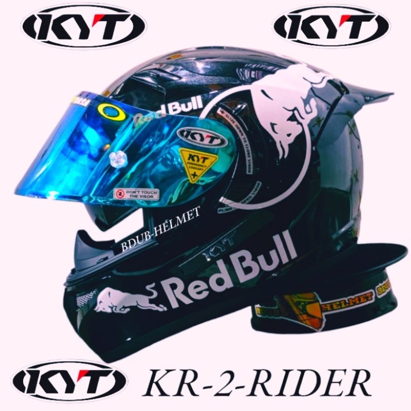 Jual Helm KYT k2 rider Black glos (PAKET GANTENG) | Shopee Indonesia