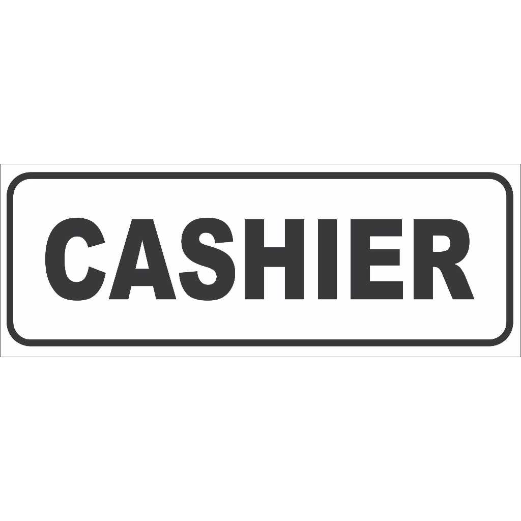Jual stiker / akrilik cashier | Shopee Indonesia
