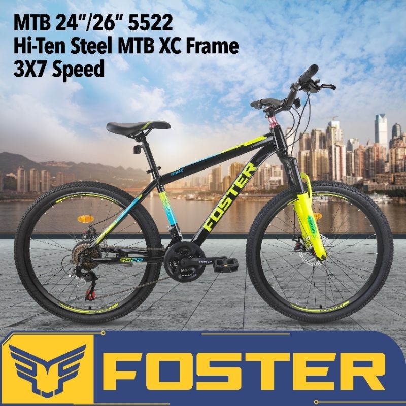 Jual SEPEDA GUNUNG DEWASA MTB FOSTER 5522 UK 24/26 | Shopee Indonesia