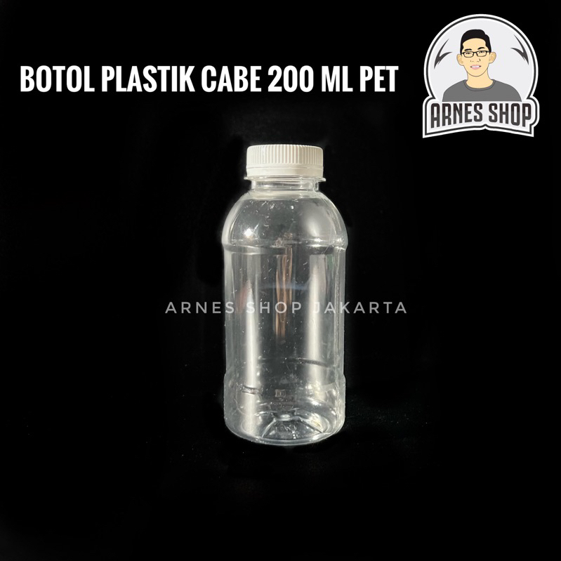 Jual Botol Cabe 200 ml / Botol Plastik 200 ml 14 gr SN PET | Shopee ...