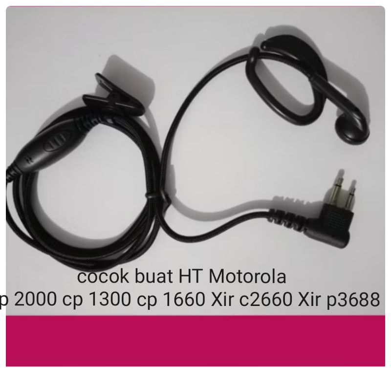 Jual HEADSET HT TALI SEPATU COCOK BUAT HT MOTOROLA cp 1660,cp1300,Xir ...