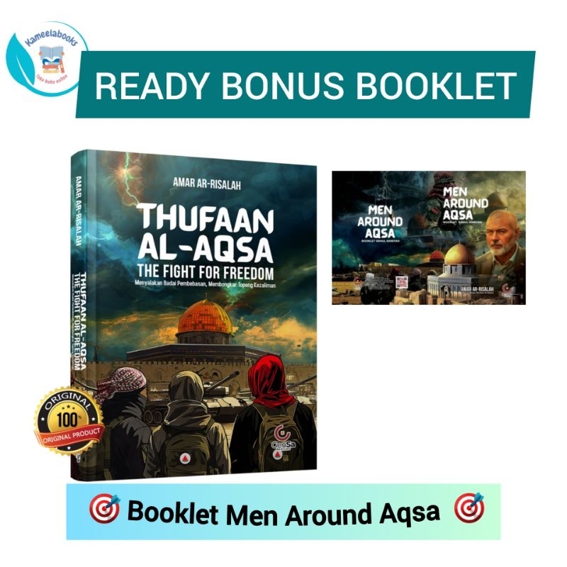 Jual READY Buku Thufaan Al Aqsa bonus booklet Ismail haniyah Amar Ar ...