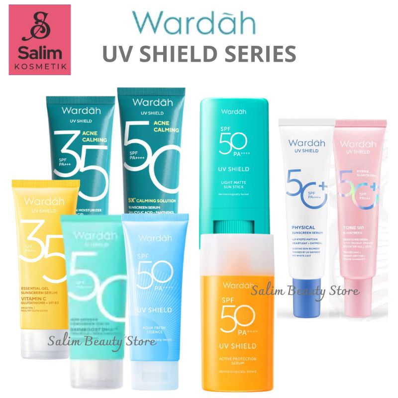 Jual Wardah UV Shield Series | New Physical Sunscreen | Essential ...