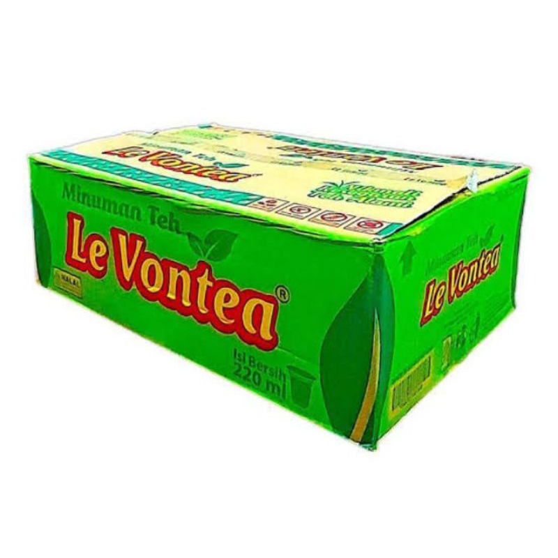 Jual MINUMAN TEH LEVONTEA 220ML (1 KARTON 24 PCS) | Shopee Indonesia