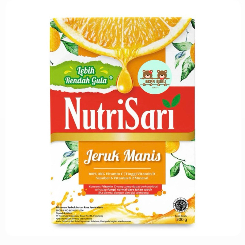Jual NutriSari Jeruk Manis 500gr | Shopee Indonesia