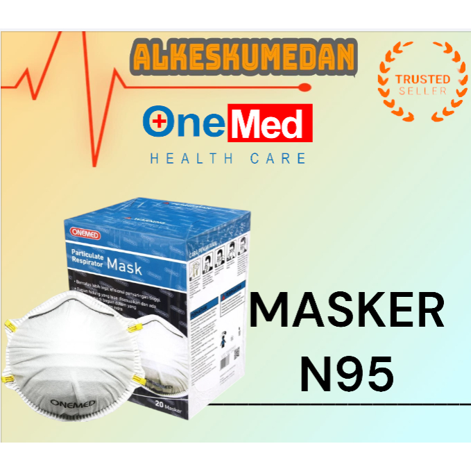 Jual MASKER N95 PARTICULATE RESPIRATOR MASK ONEMED | Shopee Indonesia