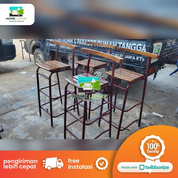 Jual HOMELIVING - Kursi cafe tinggi/Kursi cafe tinggi modern/Kursi bar ...