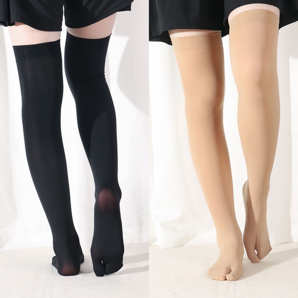 Jual IBEL - Kaos Kaki Stocking Jempol Wanita Sepaha Warna Kulit Kaki ...