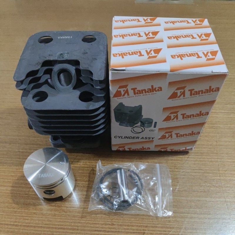 Jual TANAKA Cylinder Assy Blok Block Mesin Potong Rumput 328 Komplit ...