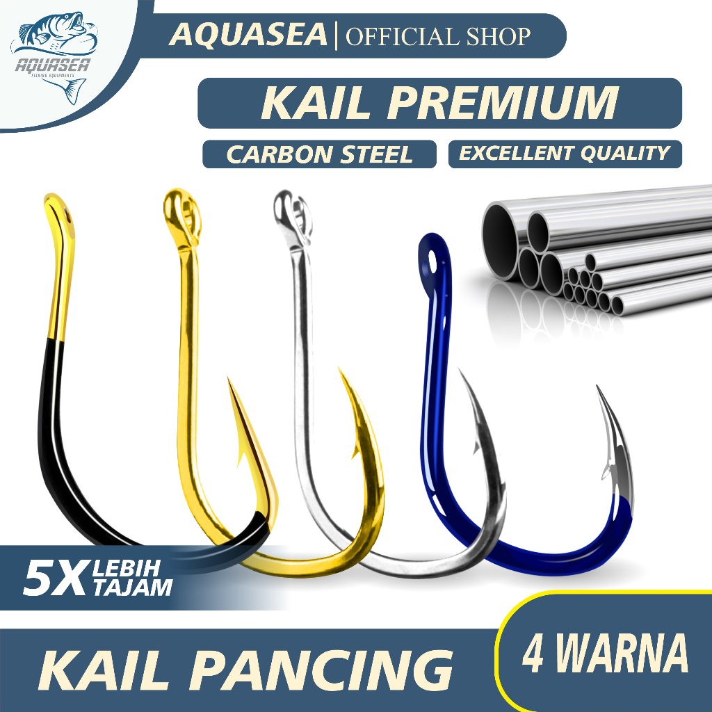 Jual AQUASEA - Kail Pancing (KAIL TYPE KECIL) Premium Hight Carbon ...