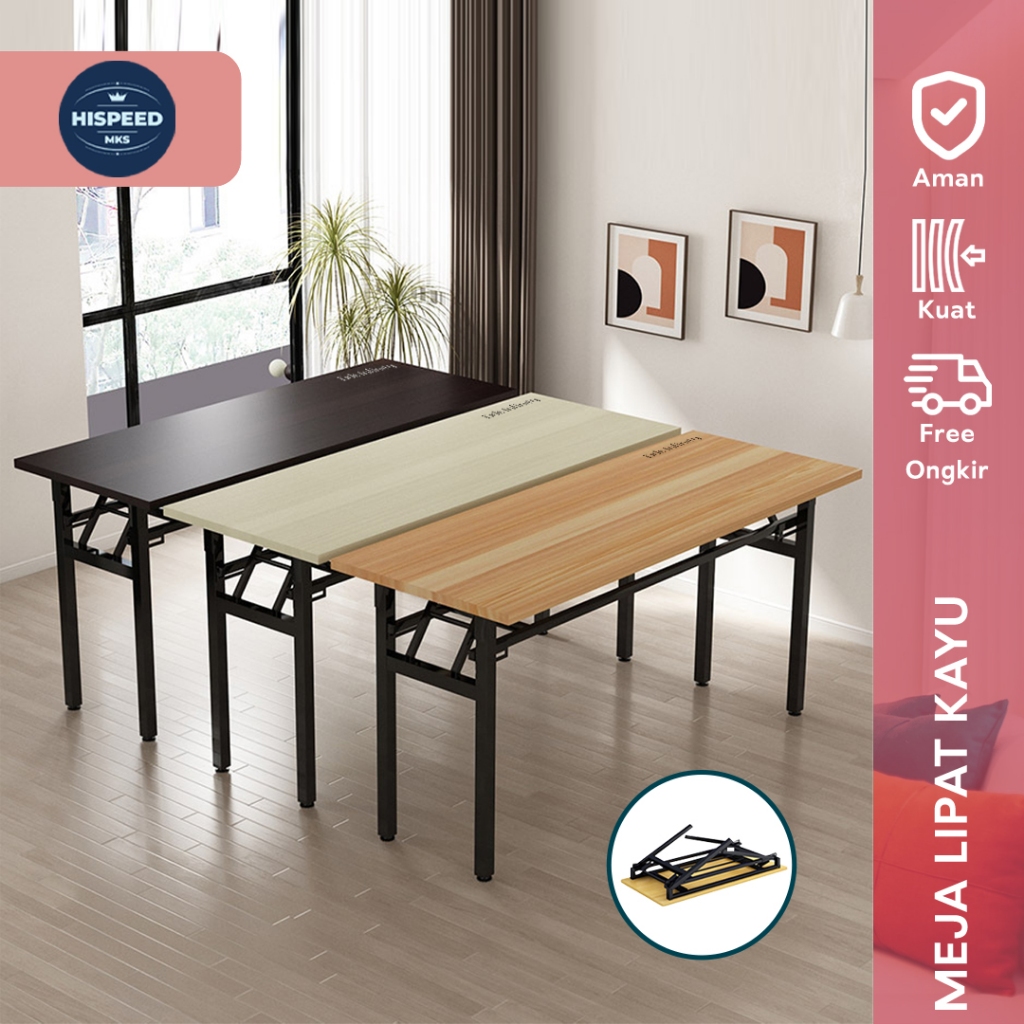 Jual Meja Lipat Meja Kayu Meja Motif Kayu Meja Pelatihan Serbaguna ...