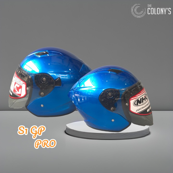 Jual NHK S1 GP PRO SOLID | DD-Ring | Double Visor | Shopee Indonesia