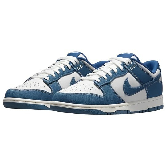 Jual Nike Dunk Low SE Sashiko Industrial Blue Denim White Blue ...