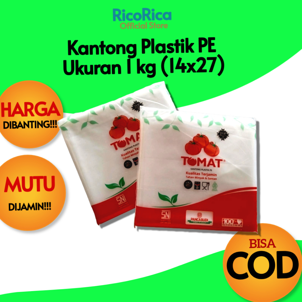 Jual Agen Bungkus Kantong Plastik Pe Bening Food Grade Kiloan Tahan Anti Panas Buat Untuk ...