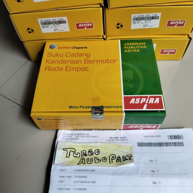 Jual KAMPAS REM BELAKANG BRAKE SHOE TOYOTA AVANZA XENIA MEREK ASPIRA ...