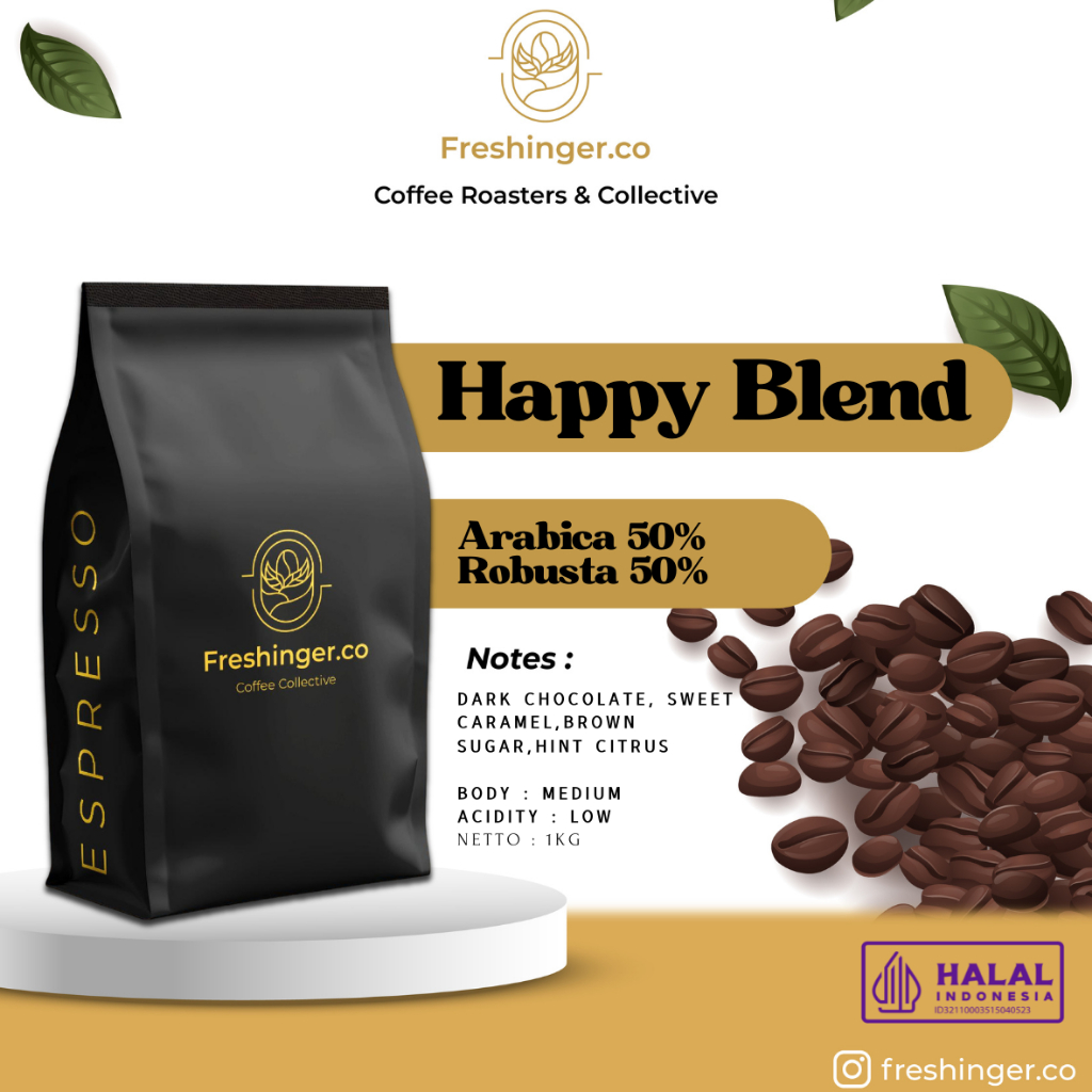 Jual Kopi Espresso Blend 50:50 Arabika Robusta 1kg | Shopee Indonesia