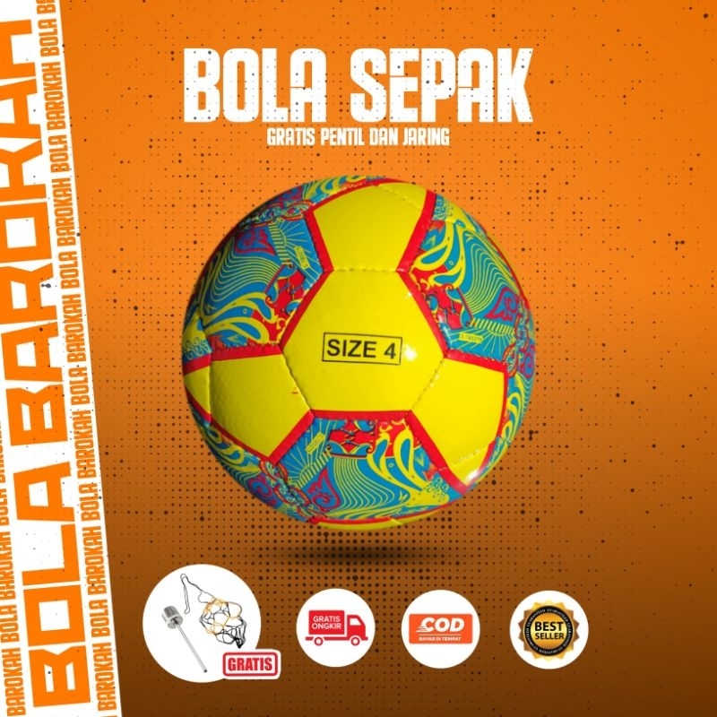 Jual Bola sepak sise 4/bola sepak bliter bahan pu bonus pentil dan ...