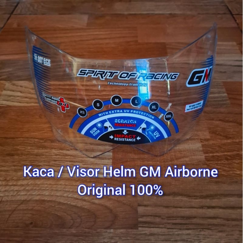 Jual Kaca Helm GM Airborne / Visor Helm GM Airborne Original 100% ...