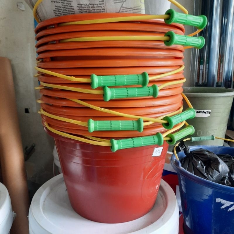 Jual Ember Cor 16 Liter Orange / Ember Oren Tebal | Shopee Indonesia