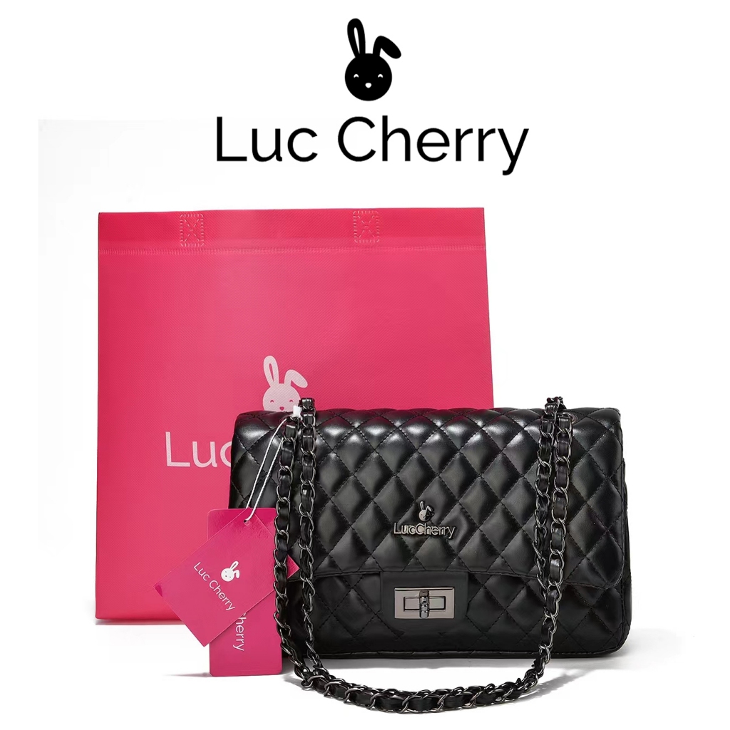Jual Tas Premium LUC CHERRY Selempang Wanita LC-1004 (Free Paperbag) | Shopee Indonesia