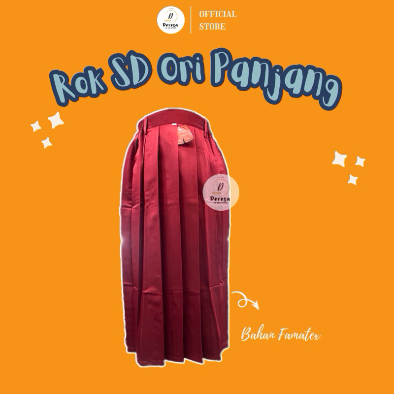 Jual ROK SD PANJANG ORI DERESA Grosir Seragam Sekolah | Shopee Indonesia