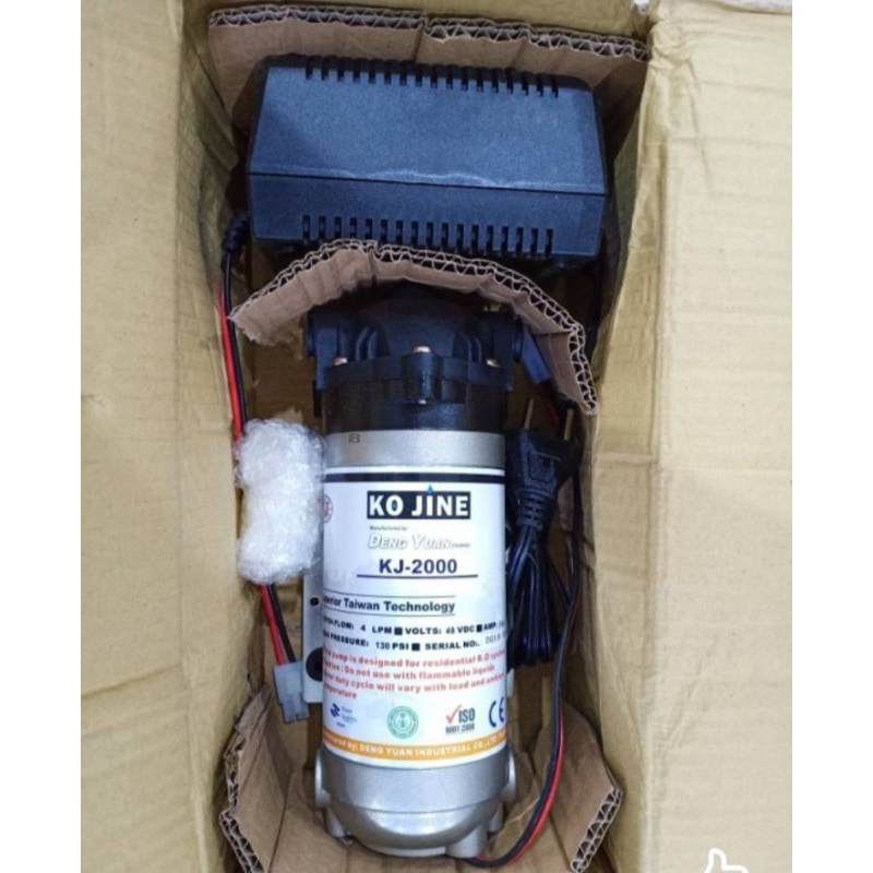 Jual Pompa Booster Ro Deng Yuan KOJINE 48V +Adaptor 3 Amper Booster ...