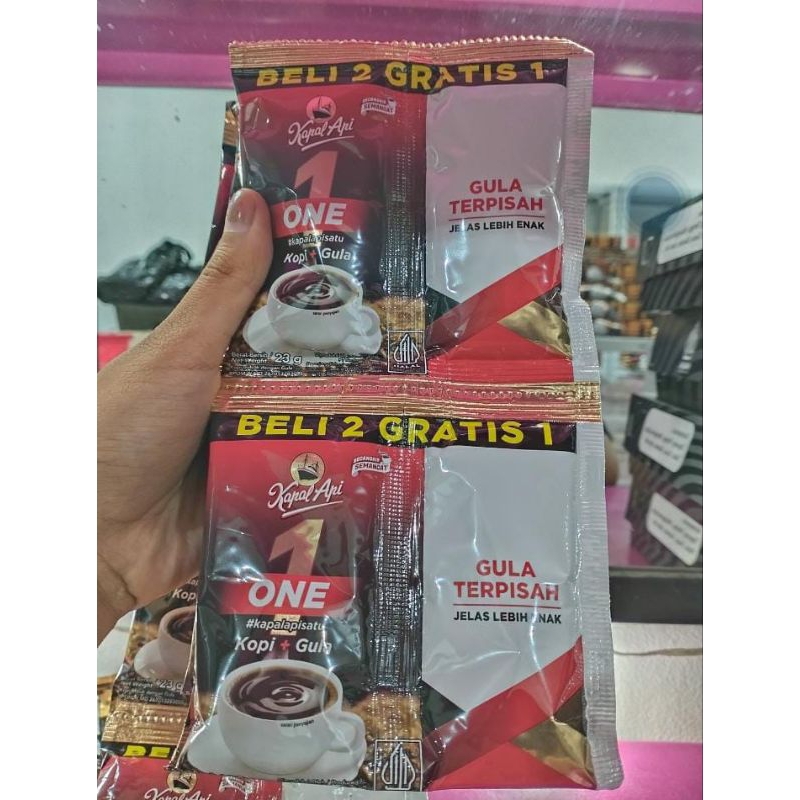 Jual Kopi Hitam Kapal Api Gula Terpisah 1 Renceng Isi 15pcs | Shopee ...