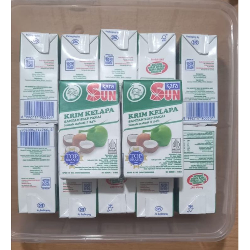 Jual Sun kara / Santan instan 110ml / santan Murah | Shopee Indonesia