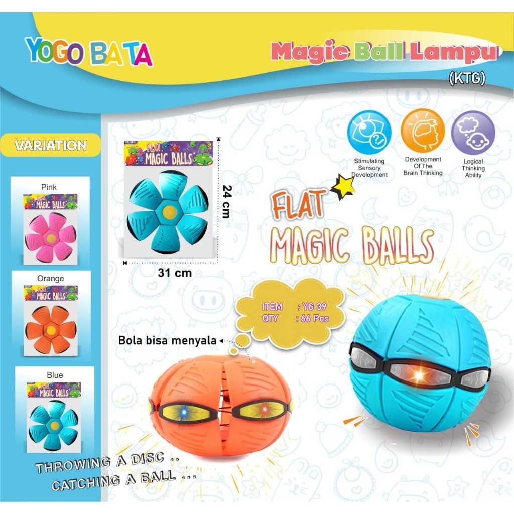 Jual MAGIC BALL UFO Flying Soccer Ball LED / Mainan Anak Viral Bola ...