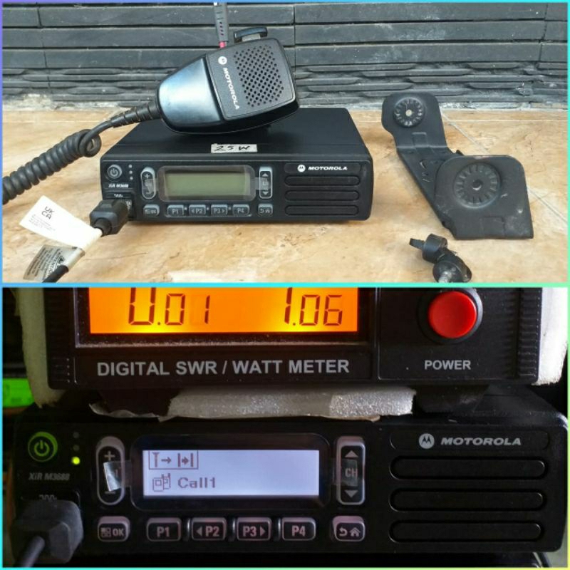 Jual RIG MOTOROLA XIR M3688 VHF VERSI 25W LIKE NEW ORIGINAL | Shopee ...