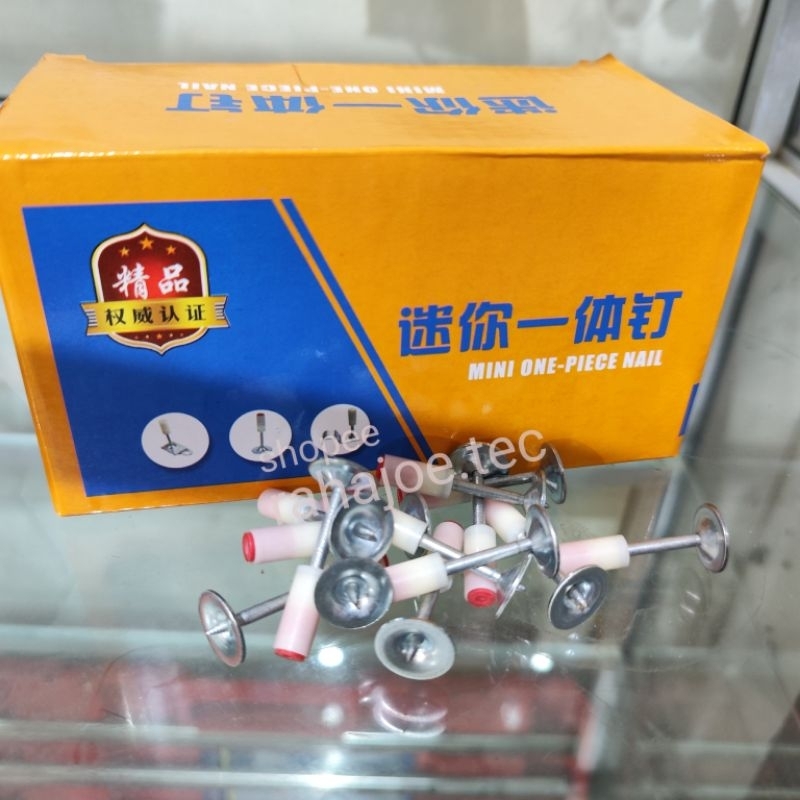 Jual Paku Ramset Mesiu 7,3mm BOX Isi 200pcs Stamset Lurus Nail Paku ...