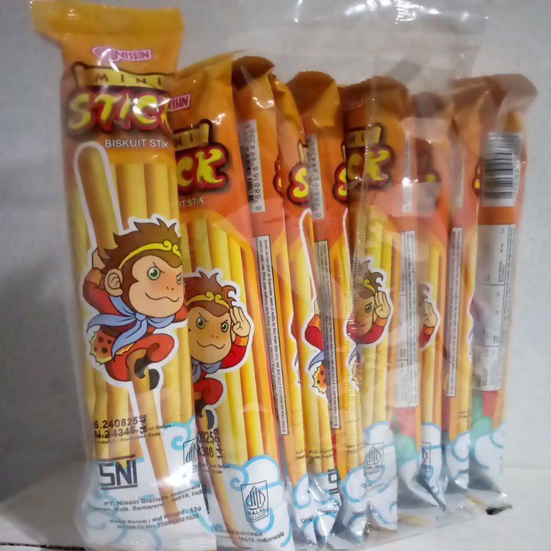 Jual NISSIN MINI STICK Isi 10 X 13 Gram Biskuit Stik Jajanan Anak ...