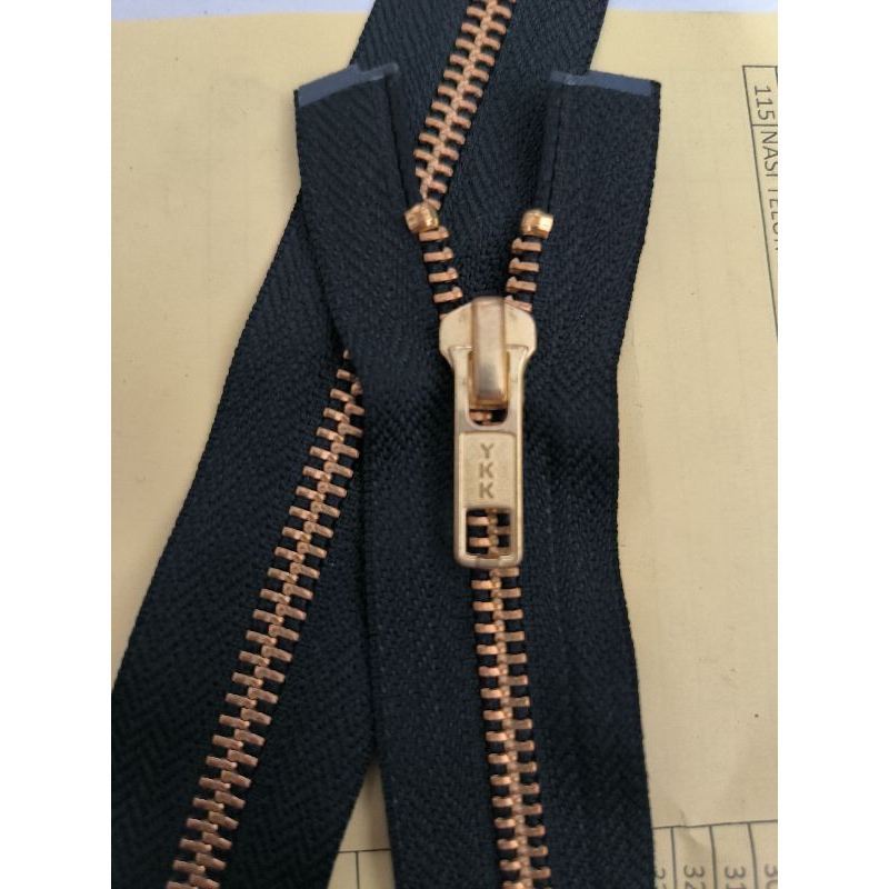 Jual Resleting atau Sleting Jaket Ykk Besi Gigi Emas Per Pcs (Kepala tidak bolak-balik) | Shopee ...
