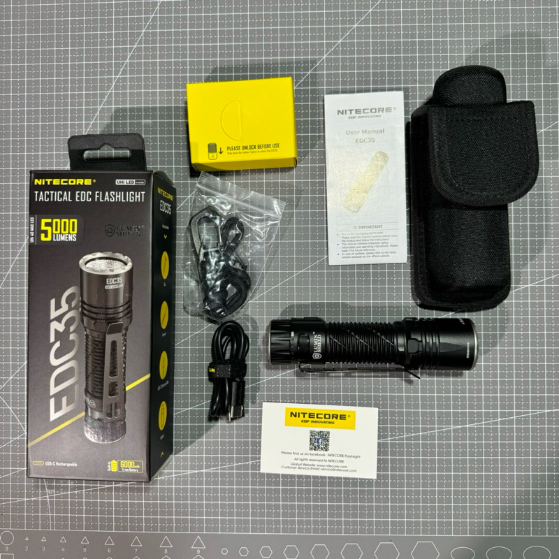 Jual Nitecore EDC35 ex review istimewa | Shopee Indonesia