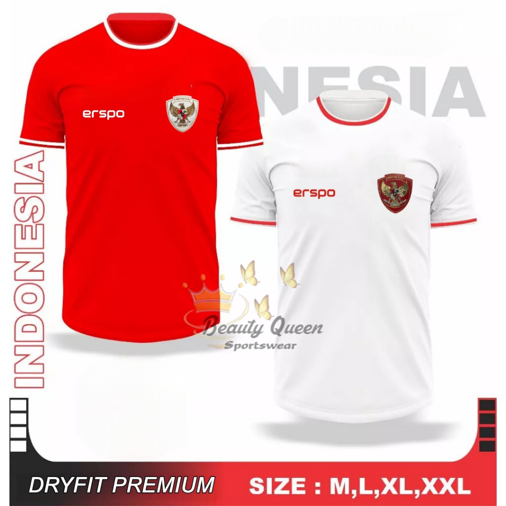 Jual Baju Atasan Jersey Timnas Home Away Terbaru 2024 Jersey Premium ...