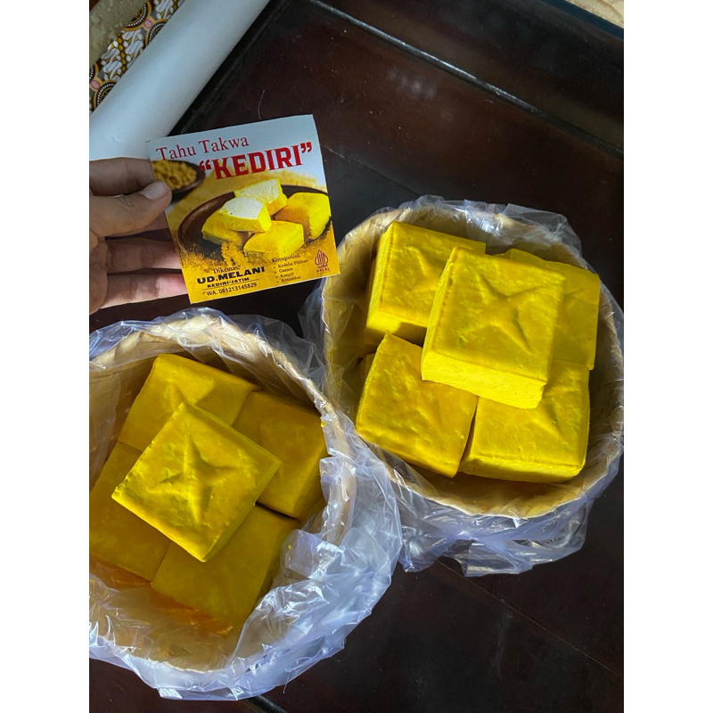 Jual Tahu Kuning Tahu Takwa Kediri Asli Original Isi 10 Biji | Shopee ...
