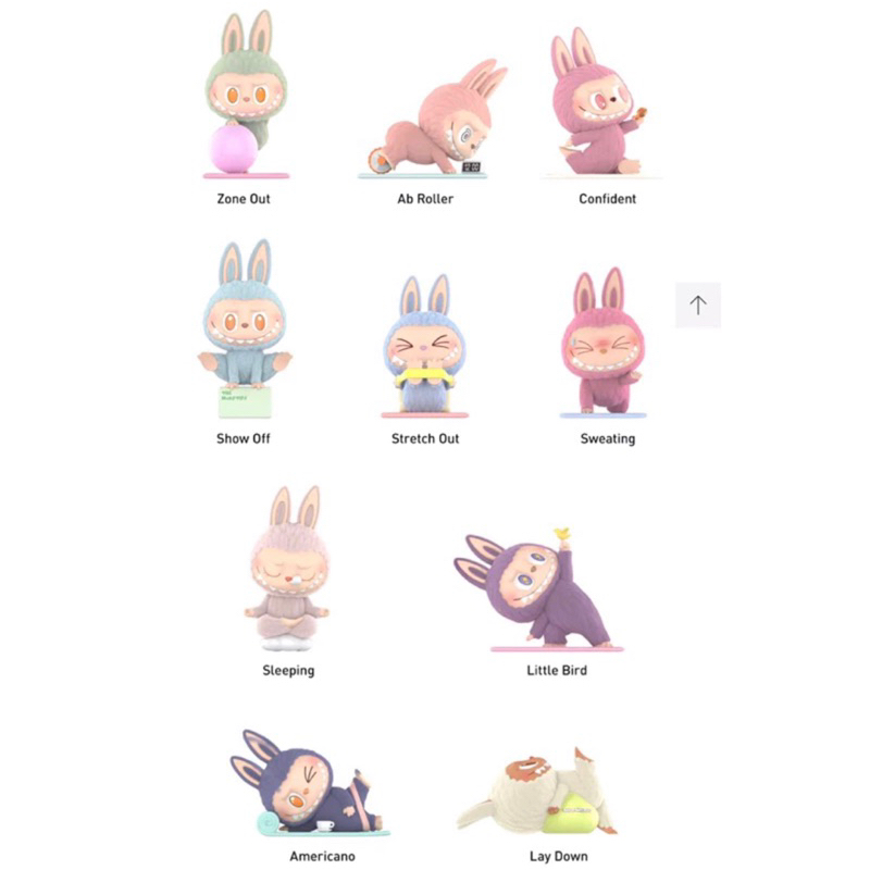 Jual [READY STOCK] WHOLE SET Labubu Yoga Figure Blindbox Original ...