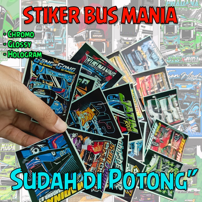Jual STIKER BUS BASURI VIRAL ISI 20PCS UKURAN 5X5 KOTAK TERBARU ...