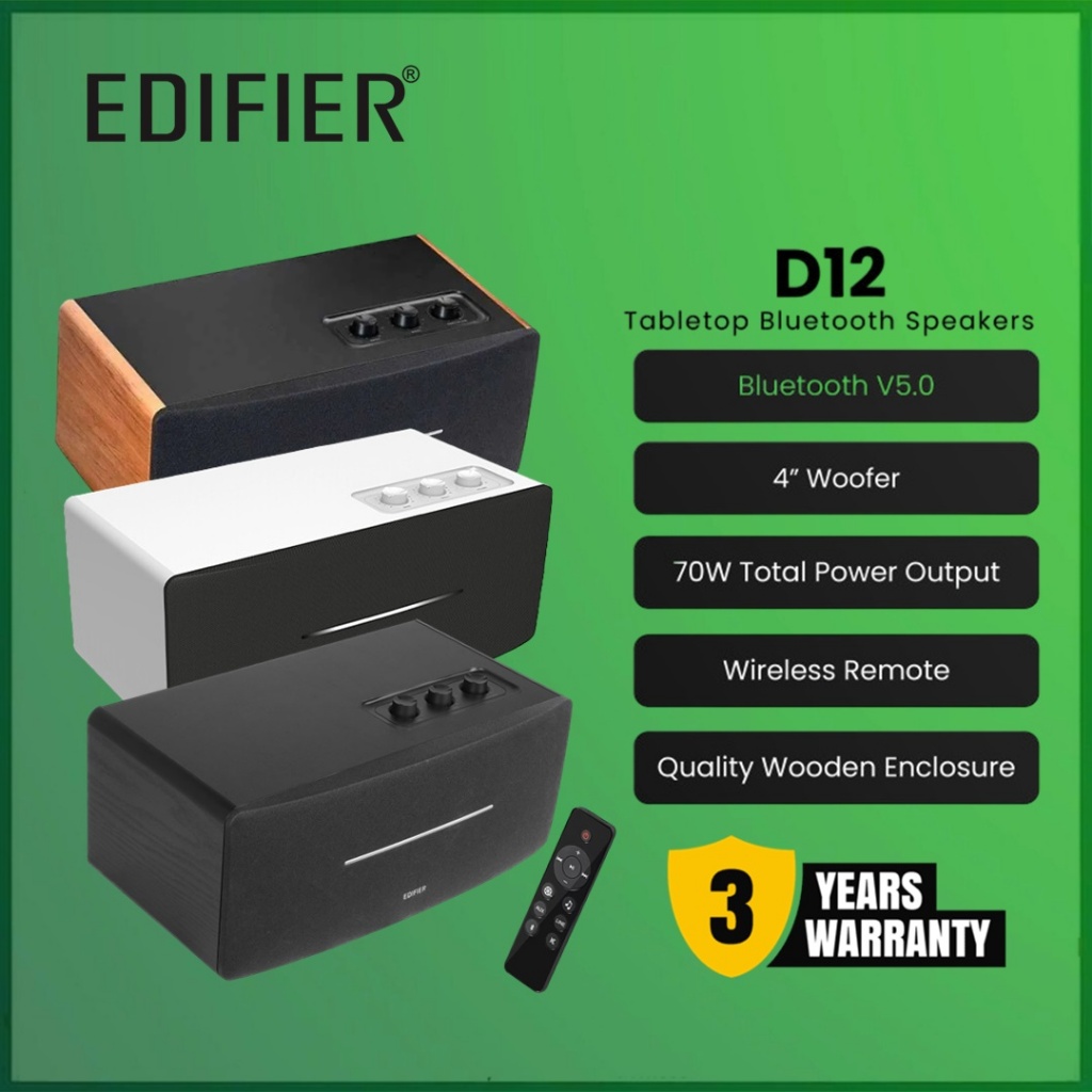 Jual Edifier D12 D 12 Tabletop Bluetooth Speaker Portable | Shopee ...