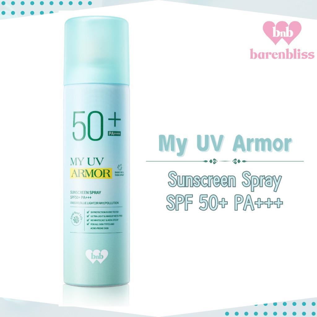 Jual BARENBLISS My UV Armor SPF 50+ PA+++ Sunscreen Spray | Shopee Indonesia