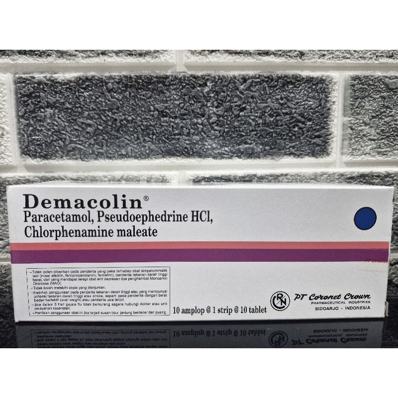 Jual DEMACOLIN BOX ISI 100 TABLET - OBAT FLU DEMAM SAKIT KEPALA/ED ...