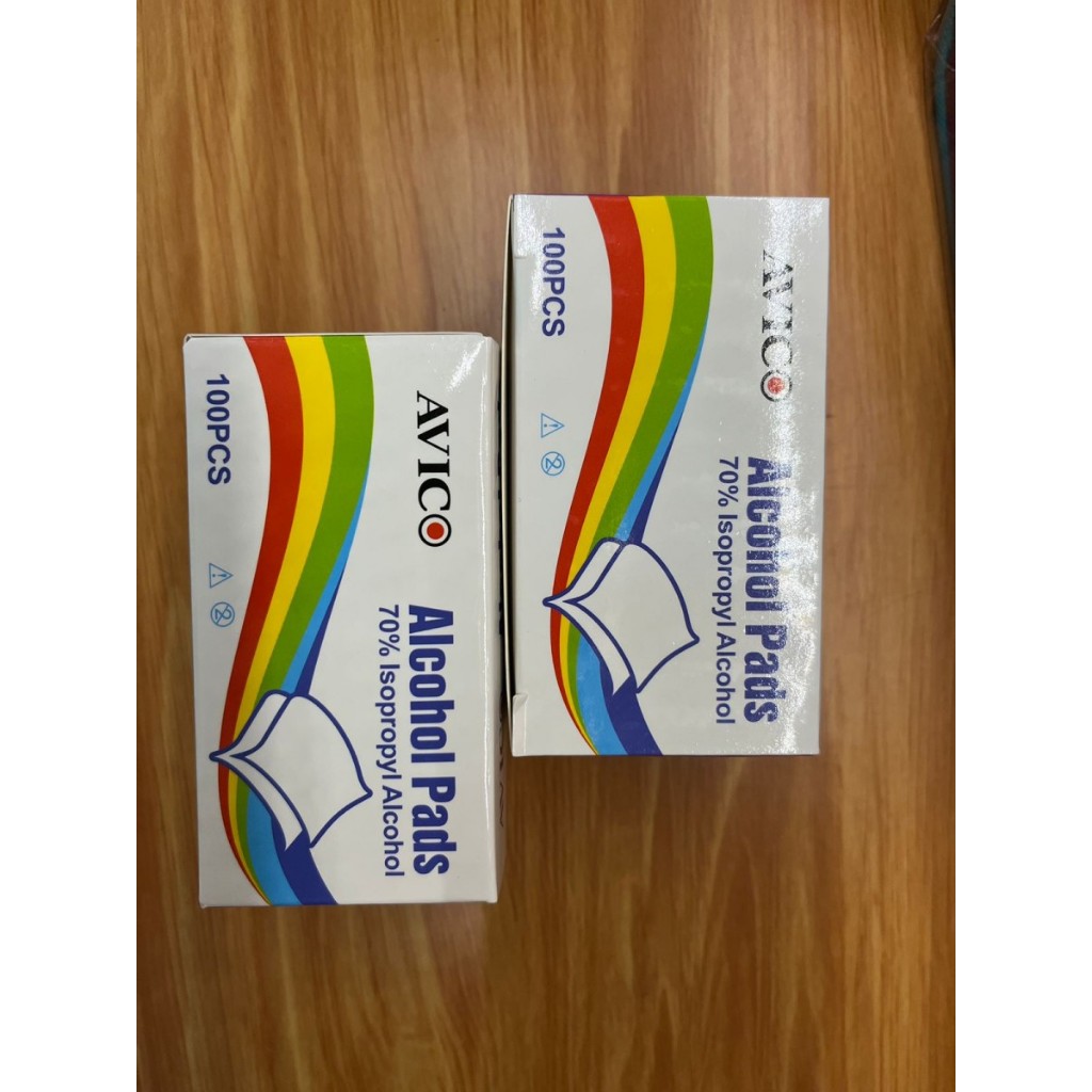 Jual Alkohol Swab Avico - 1 Box isi 100 pcs | Shopee Indonesia