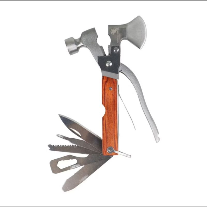 Jual promo multifunctional EDC axe hammer survival tools / survival kit ...