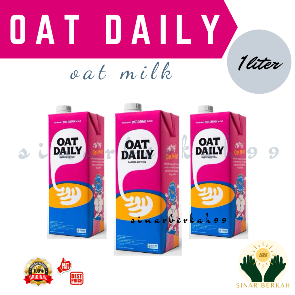 Jual OAT DAILY Barista Edition 1L Susu Oat Milk | Shopee Indonesia