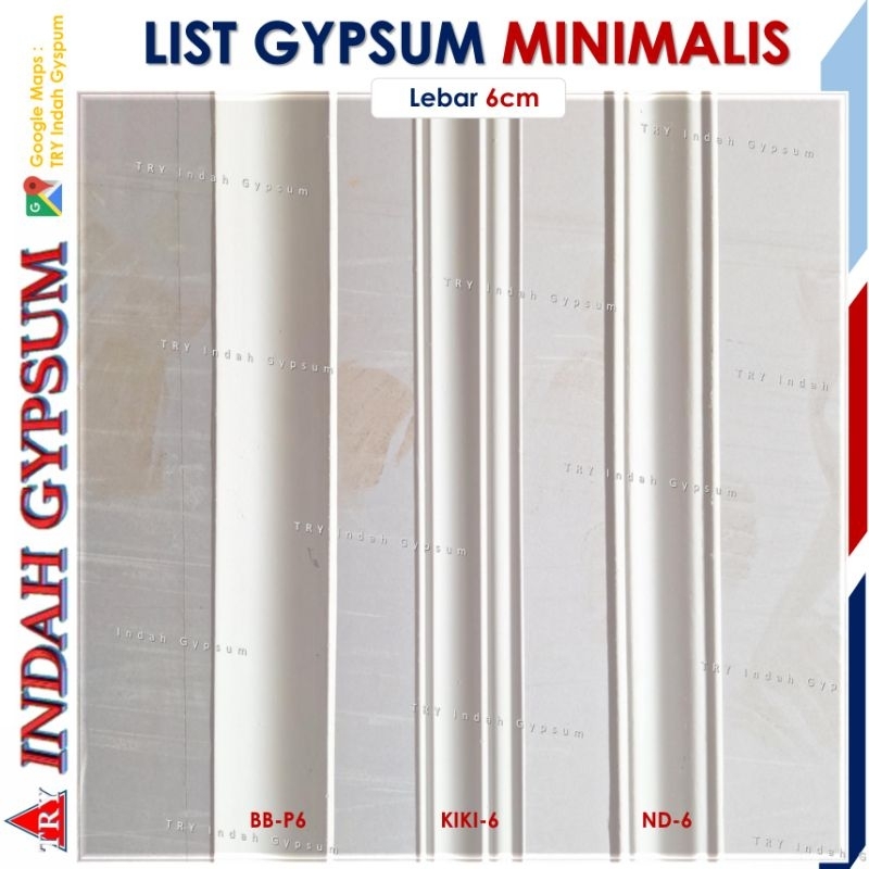 Jual List Gypsum Polos 4cm dan 6cm MINIMALIS - Original TRYINDAH ...