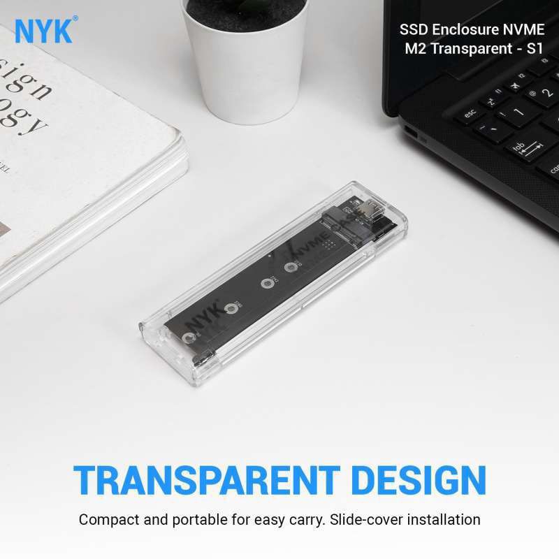 Jual nyk s1 ssd enclosure m.2 nvme casing case m2 nvme usb 3.1 | Shopee ...