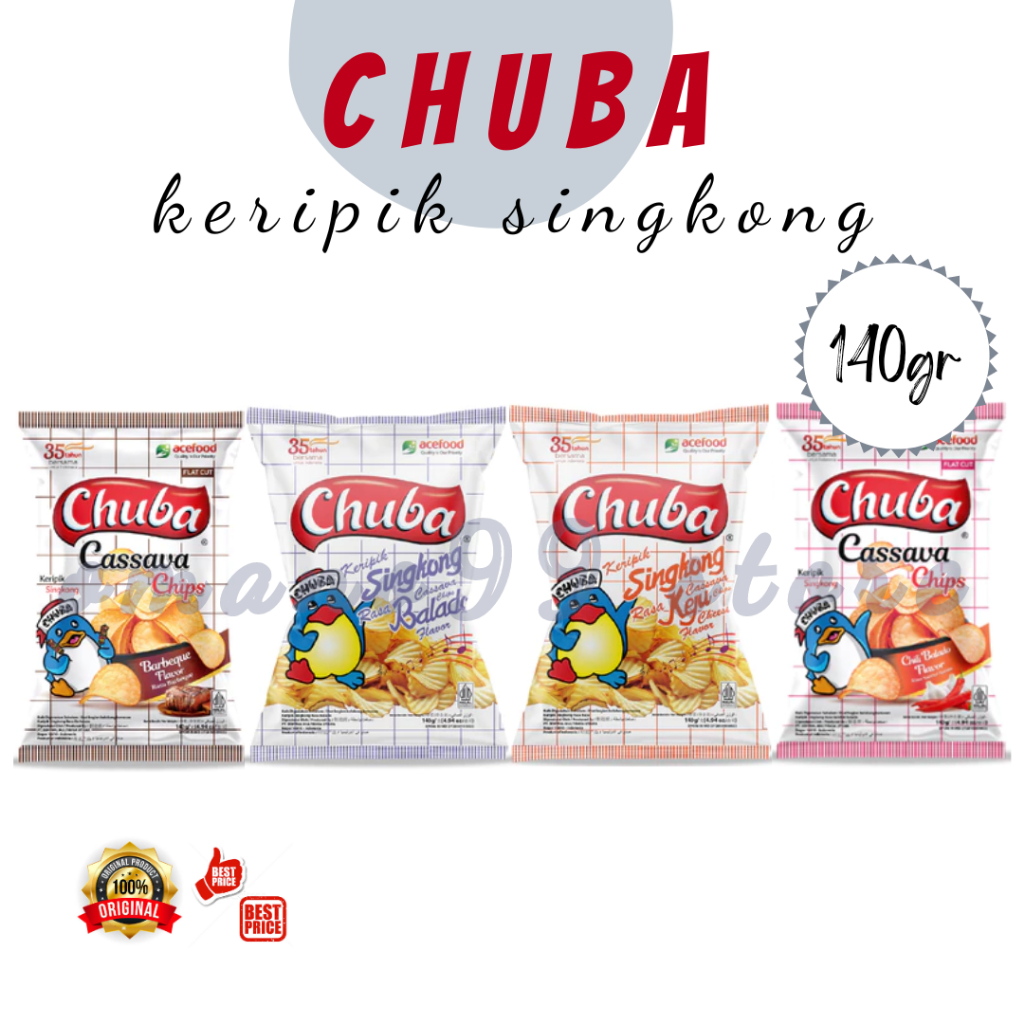Jual Chuba Keripik Singkong All Varian 125 Gram | Shopee Indonesia