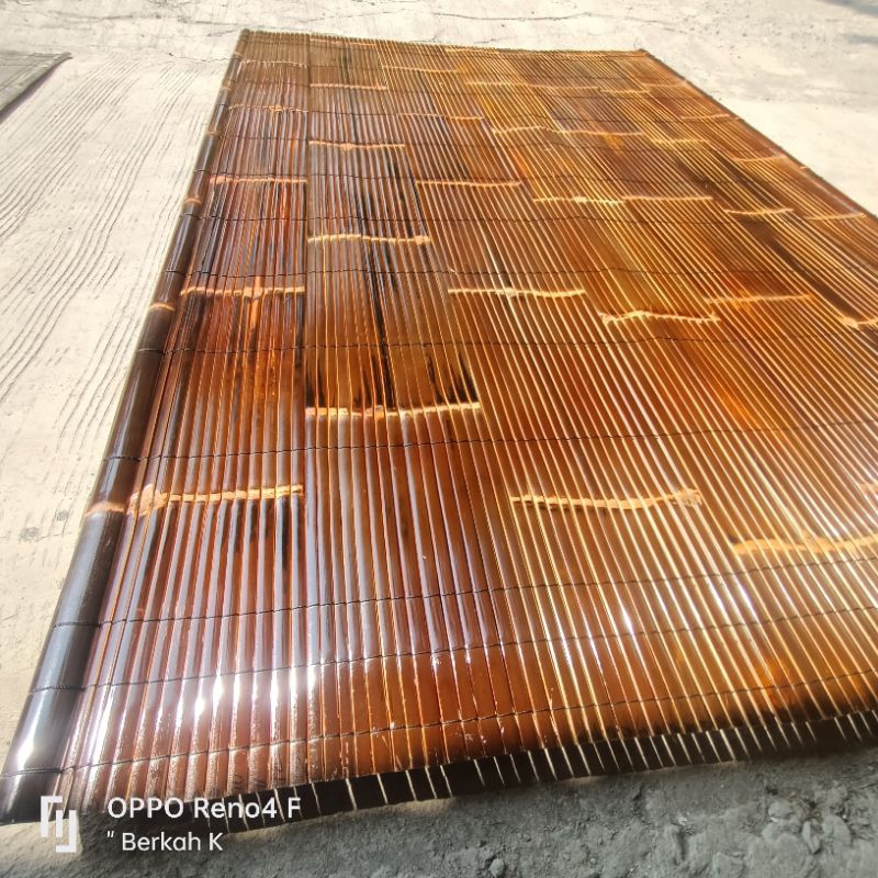 Jual Tirai bambu hitam premium L3x2m/ 2,5x2,5 / L2,5x3/ L3x2,5m /3x3m ...